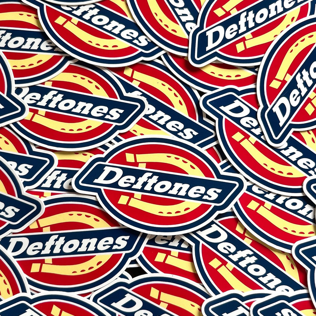 Deftones Horseshoe Dickies Logo Gloss Sticker Waterproof Vinyl Decal ...