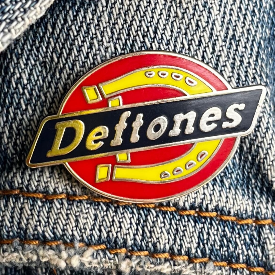 Deftones Dickies Logo Pin - Etsy