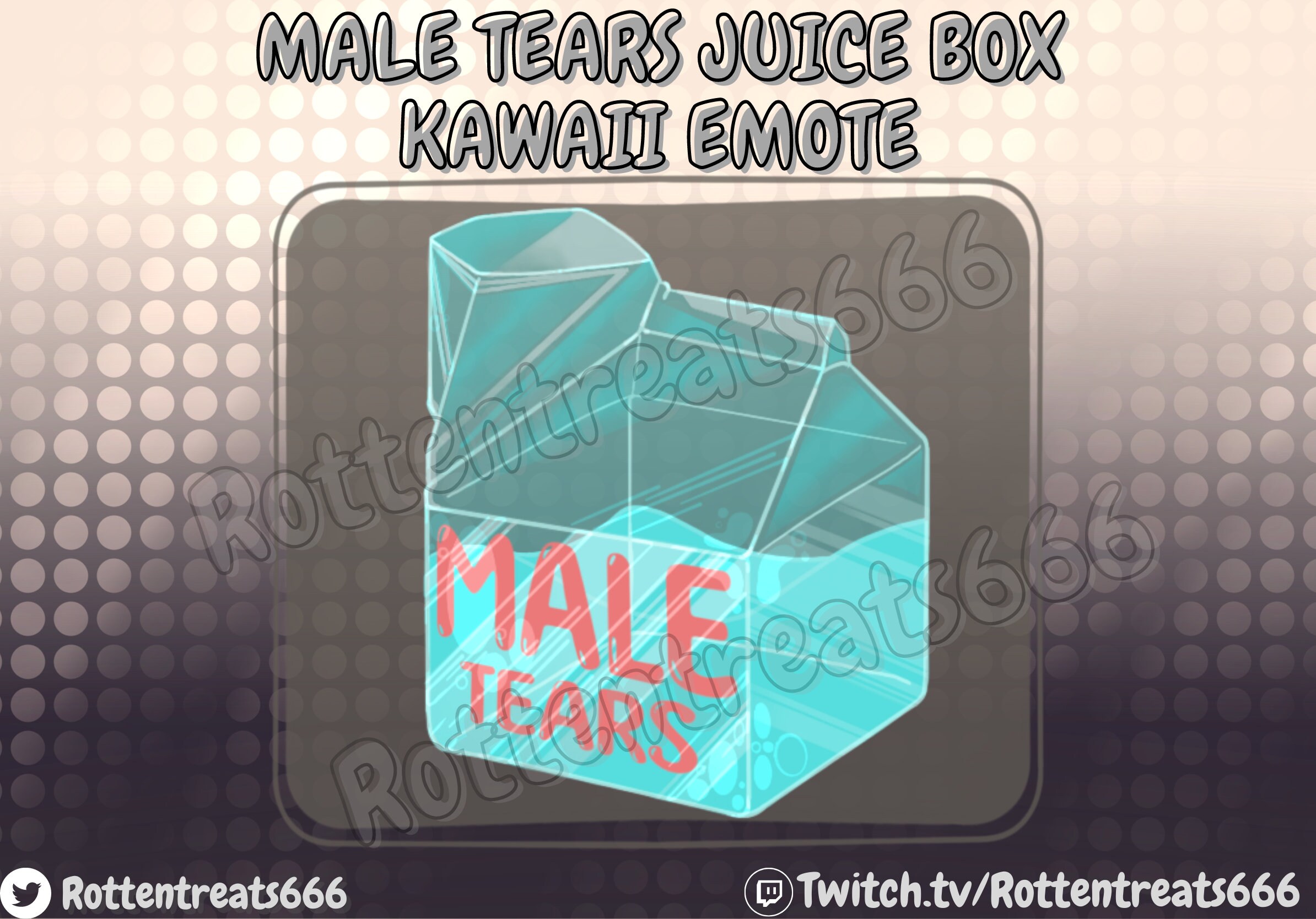 Male Tears Juice Box Twitch Discord Youtube - Etsy