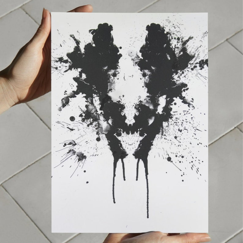 16 Rorschach Inkblot Designs, Instant Download Art, Rorschach Digital ...