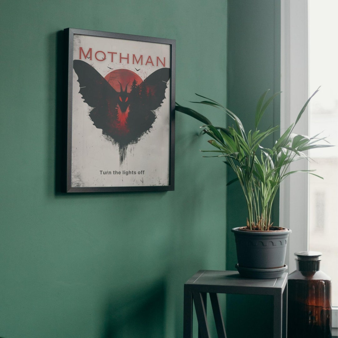 Mothman Poster | Cryptid Movie Poster | Mothman Movie Poster | Cryptid ...