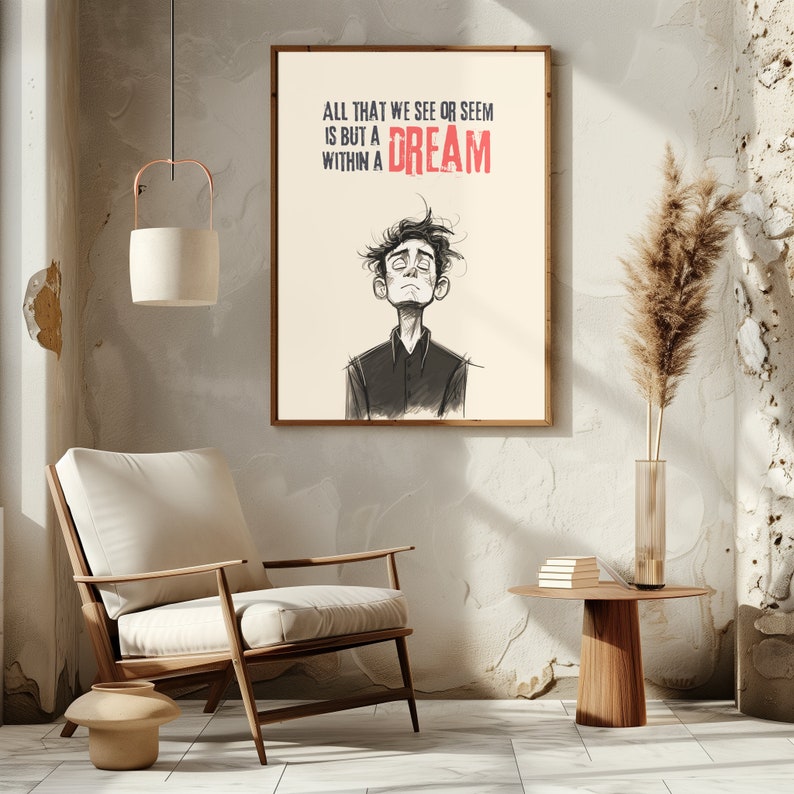 Edgar Allan Poe Quote Posters - Set of 7 | Instant Download | Edgar ...