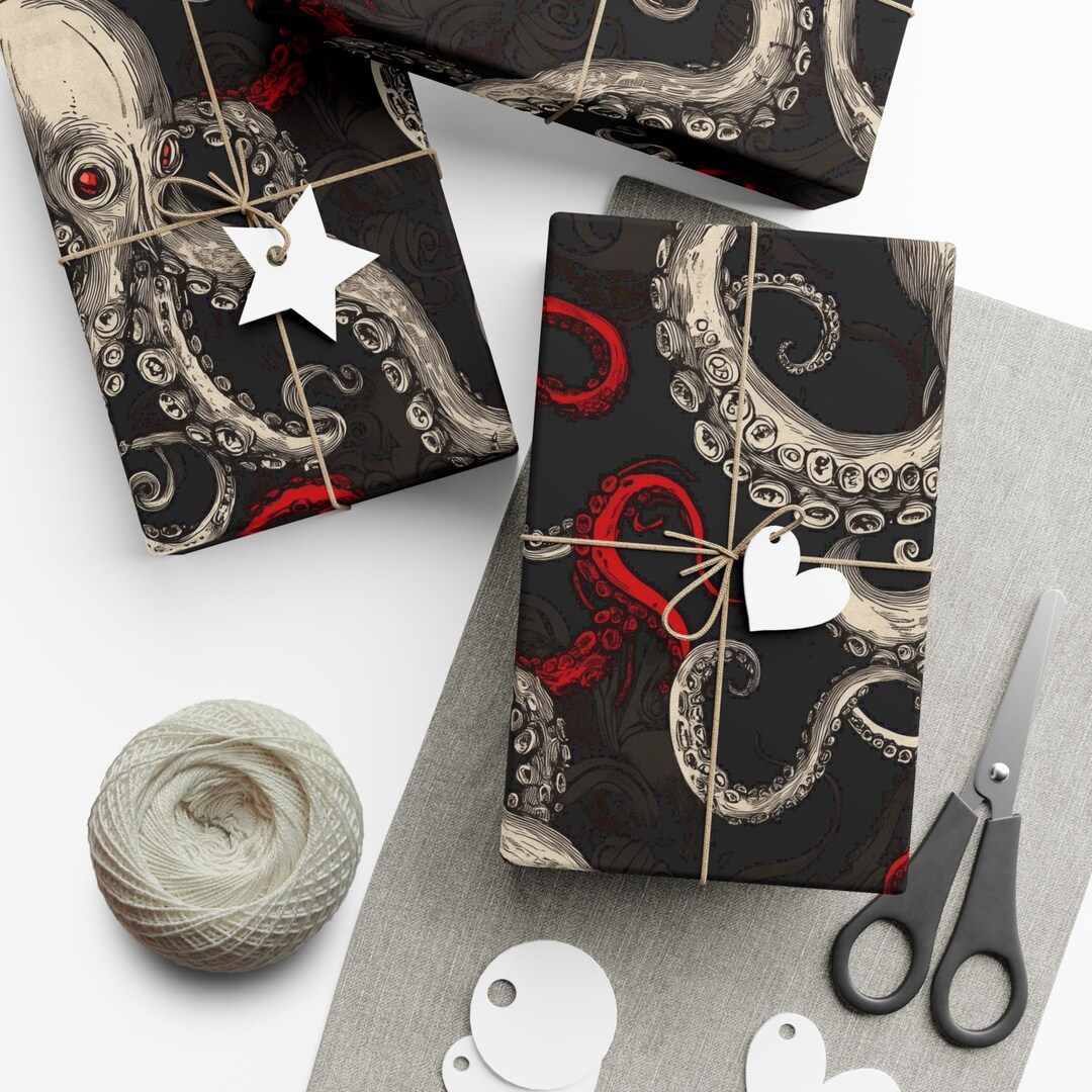 Wrapping Paper, Cthulhu-themed Gift Wrap Papers for Unique Gifts ...