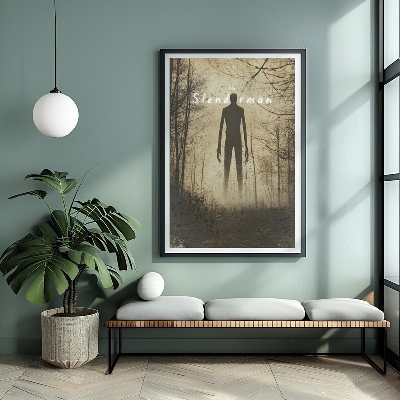 Slenderman Poster | Cryptid Movie Poster | Slenderman Movie Poster ...