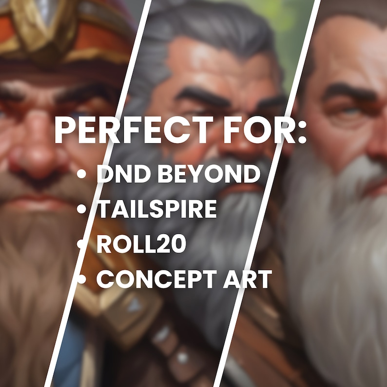 DWARF Dnd Character Art Dungeons and Dragons TTRPG Character Design ...