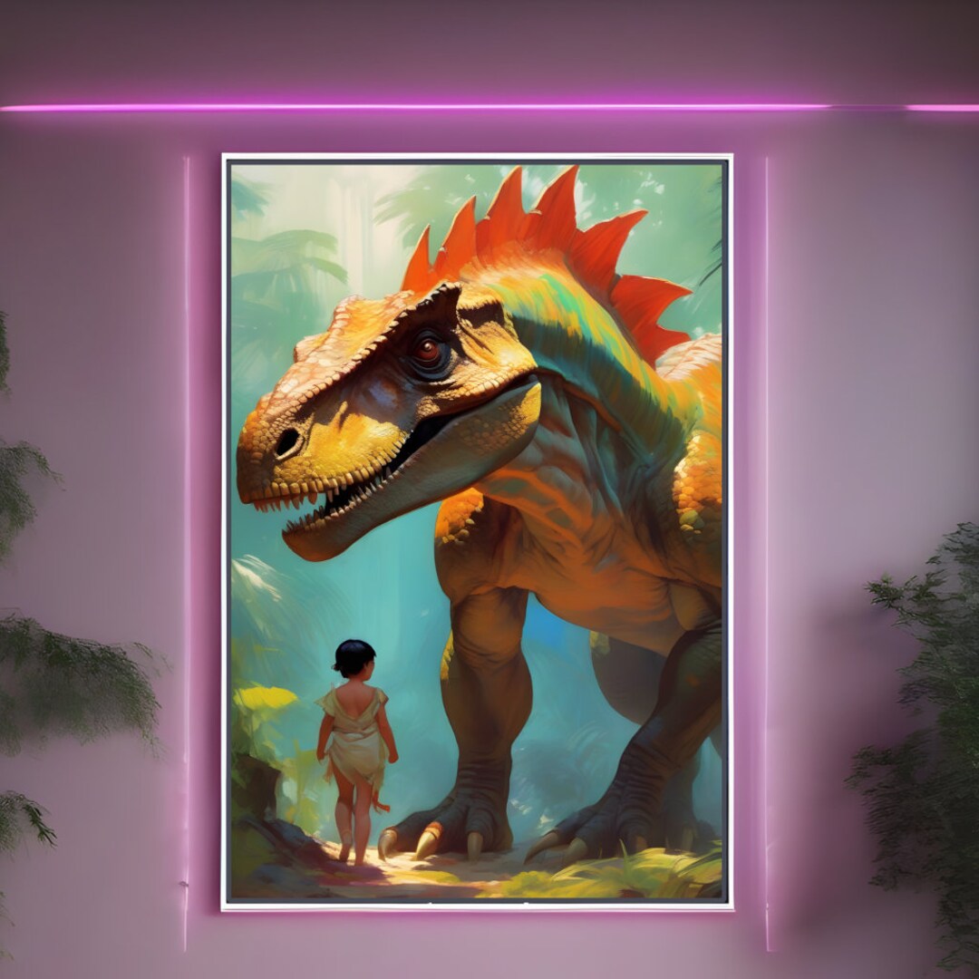 Dinosaur Prints 4 Dinosaur Wall Art, T Rex Print Digital Download ...