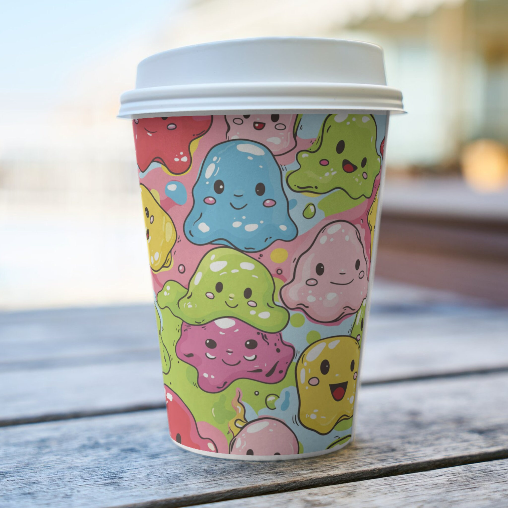 16 SEAMLESS Cute Slime Patterns Cute Designs for Apparel, Digital Art ...