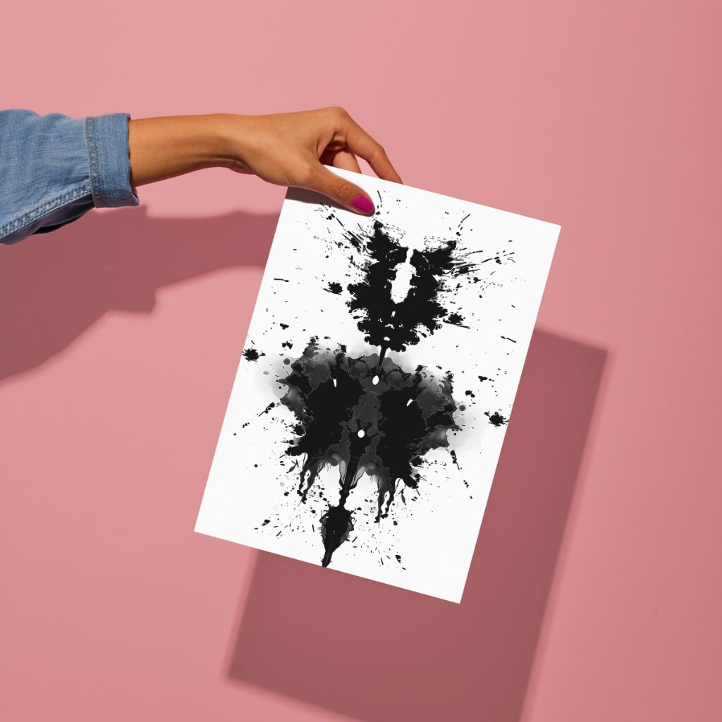 16 Rorschach Inkblot Designs, Instant Download Art, Rorschach Digital ...