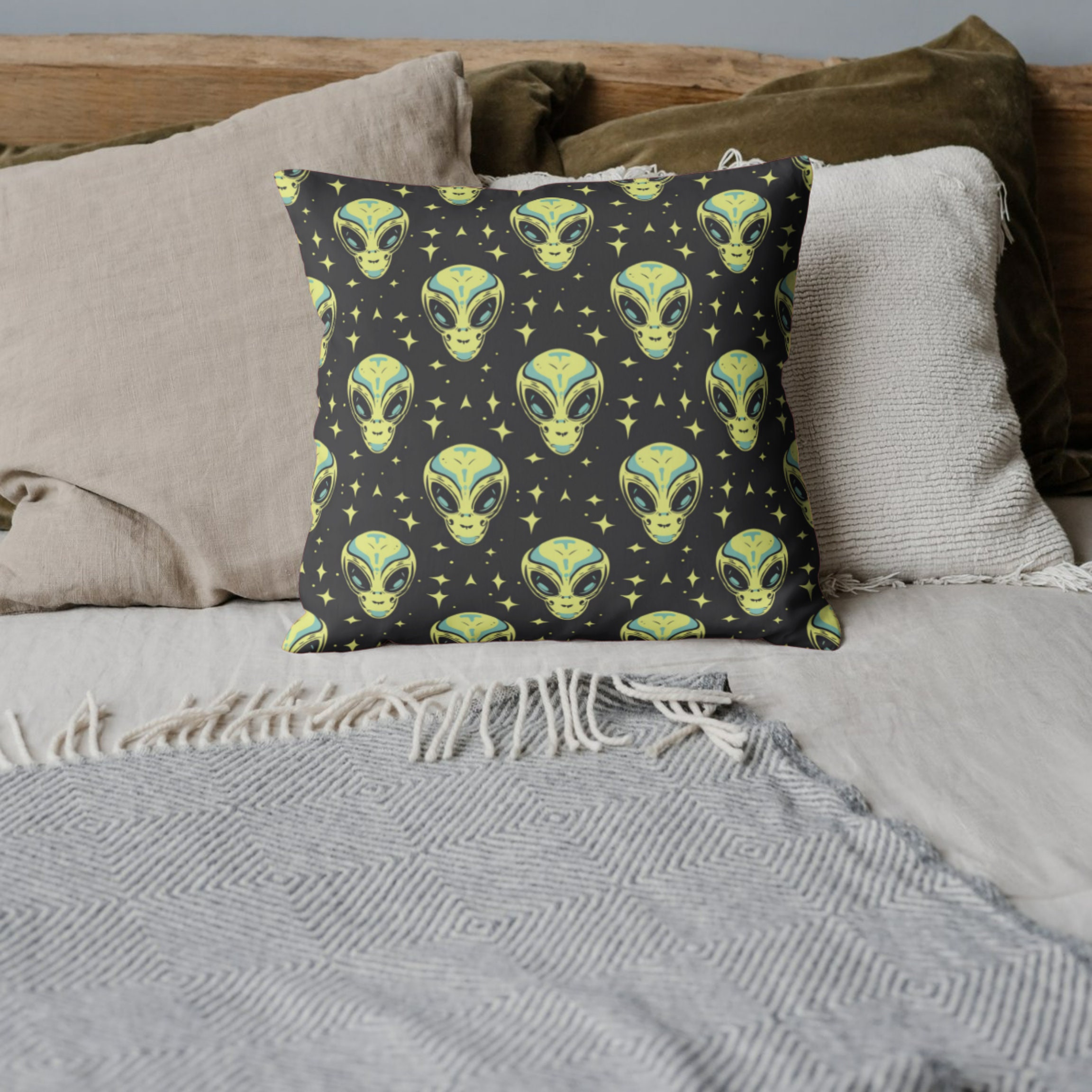 12 SEAMLESS Alien Patterns, Alien Pattern Designs for Clothing, Digital ...