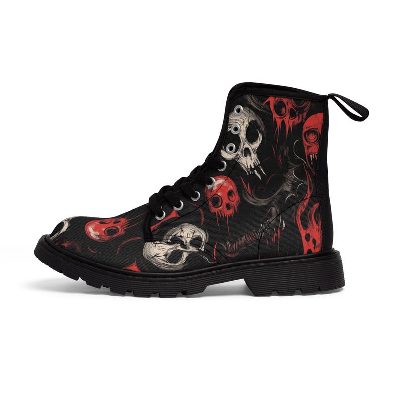 Scary Boots Horror Themed Women's Boots Creepy Boots for Halloween ...