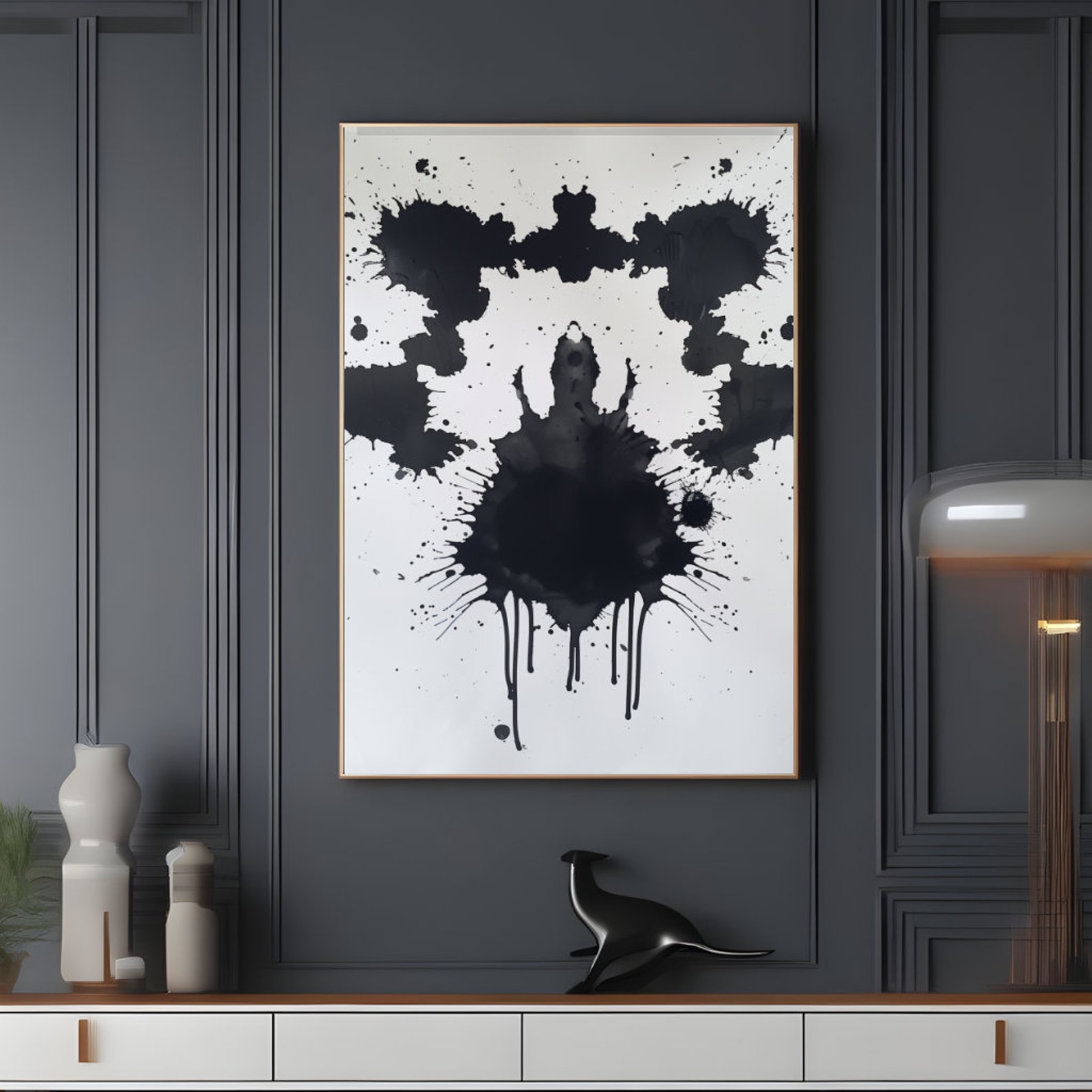 16 Rorschach Inkblot Designs, Instant Download Art, Rorschach Digital ...