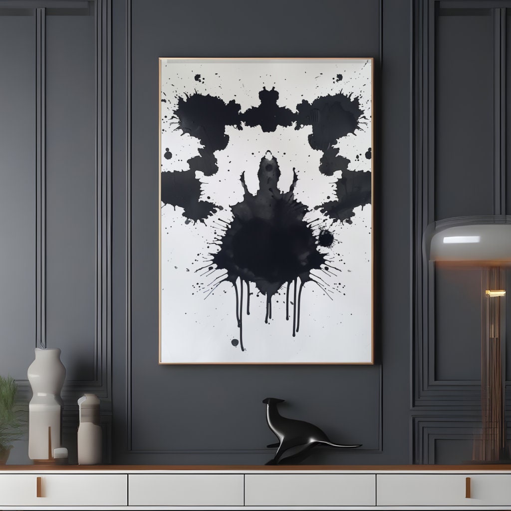 16 Rorschach Inkblot Designs, Instant Download Art, Rorschach Digital ...