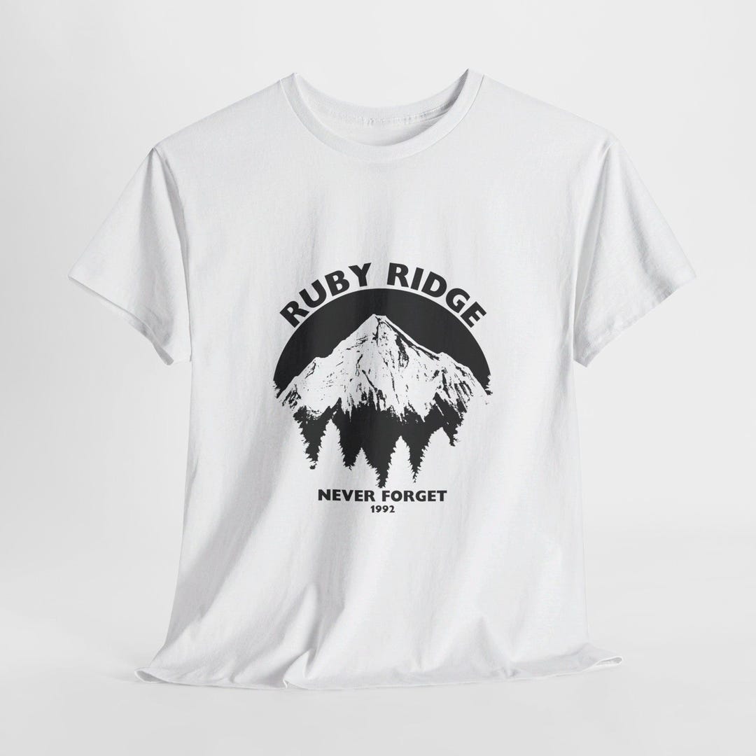Ruby Ridge 1992 Never Forget Tee, Ruby Ridge Tshirt, Conspiracy Theory ...