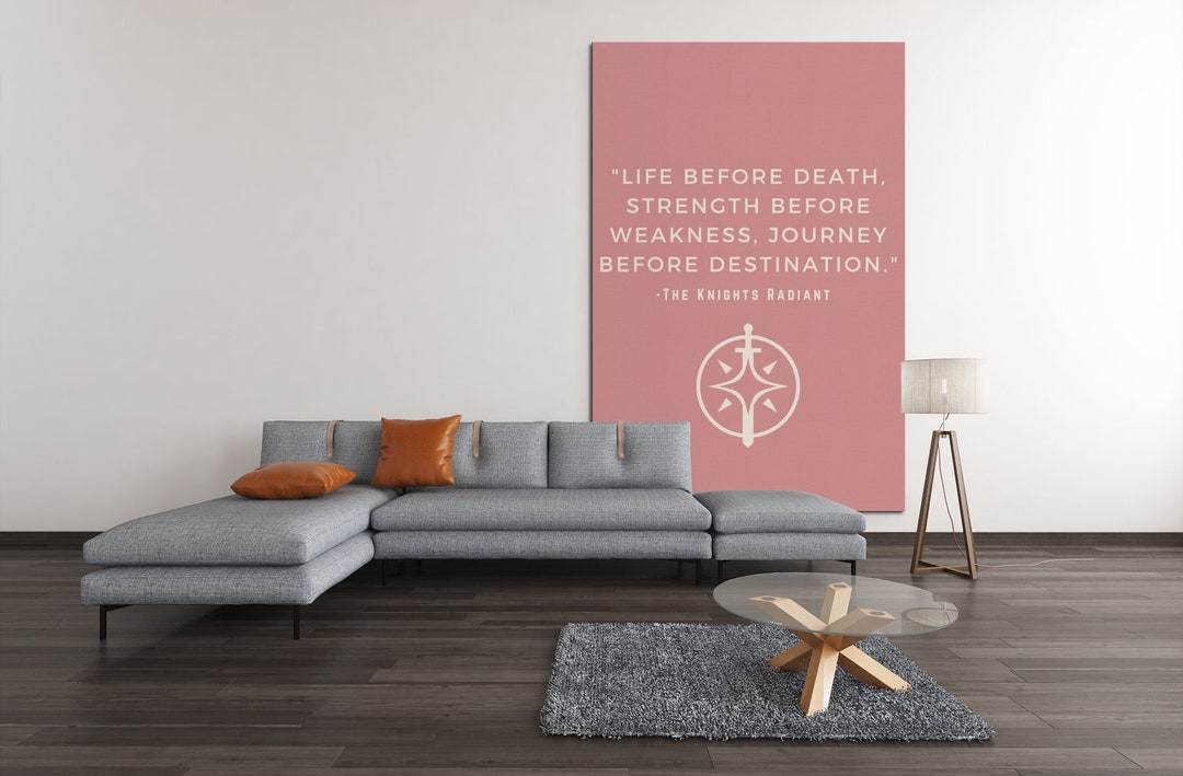 Stormlight Archive Knights Radiant Quote Brandon Sanderson - Etsy