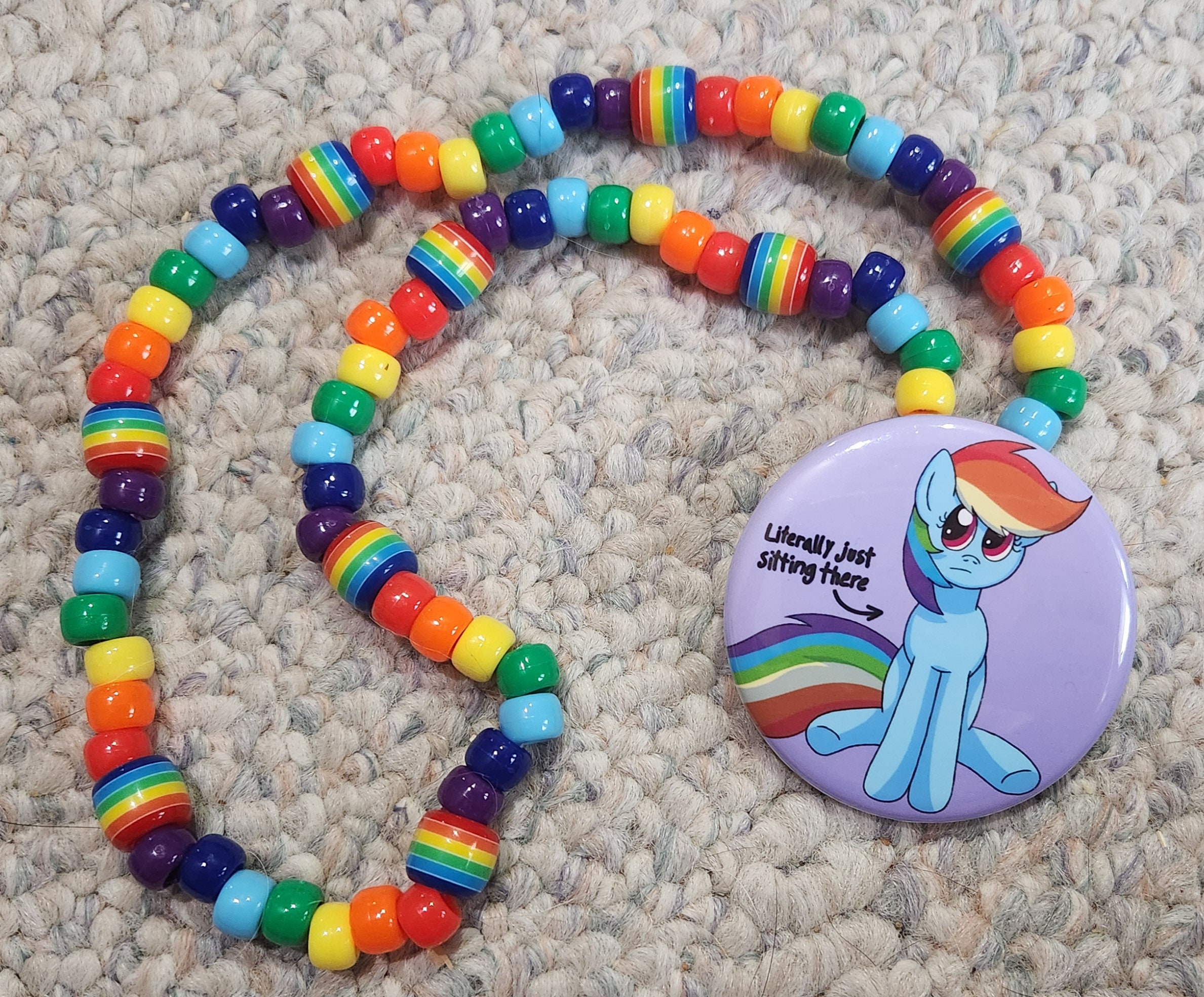 My Little Pony Kandi Necklace/keychain Bottle Openers - Etsy
