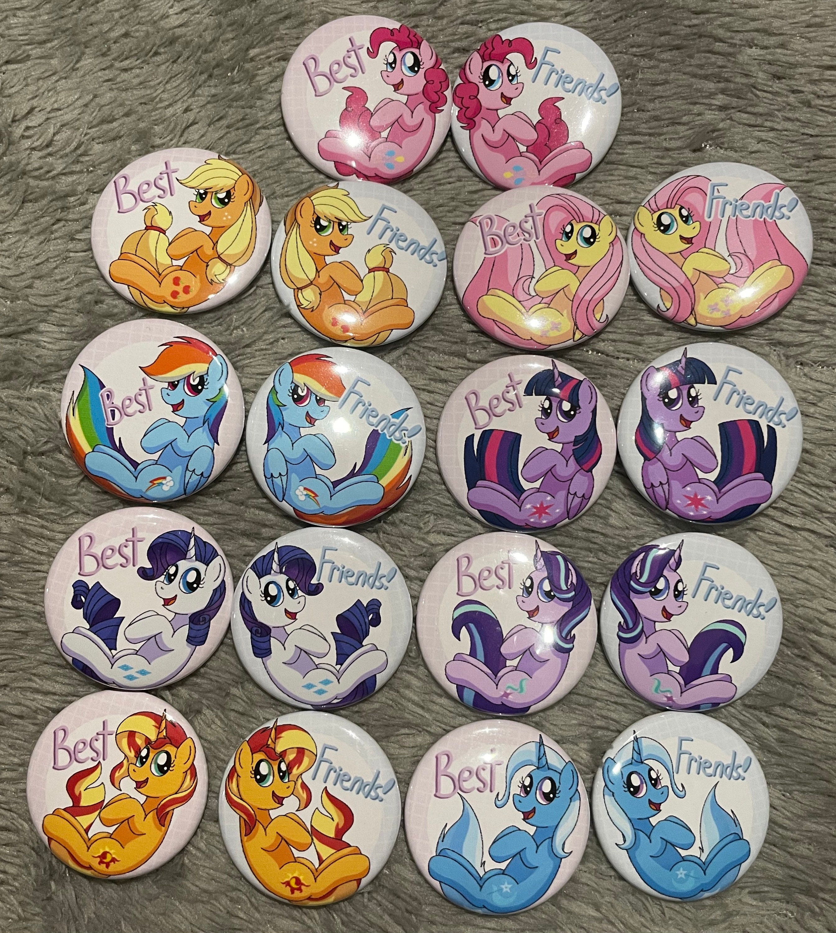 My Little Pony Friendship Pins - Etsy