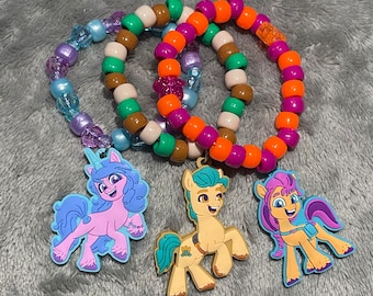 My Little Pony Kandi Necklace/keychain Bottle Openers - Etsy