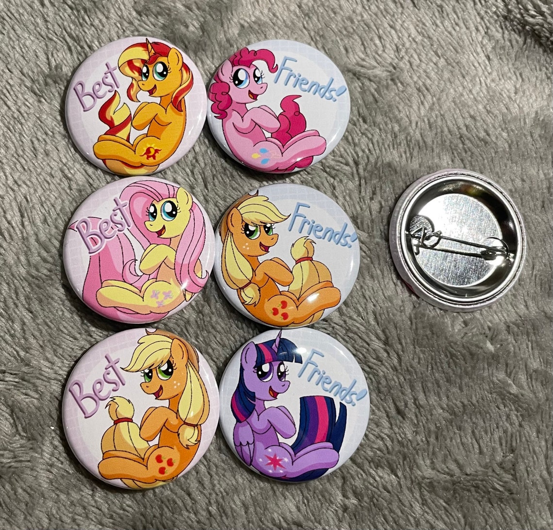 My Little Pony Friendship Pins - Etsy