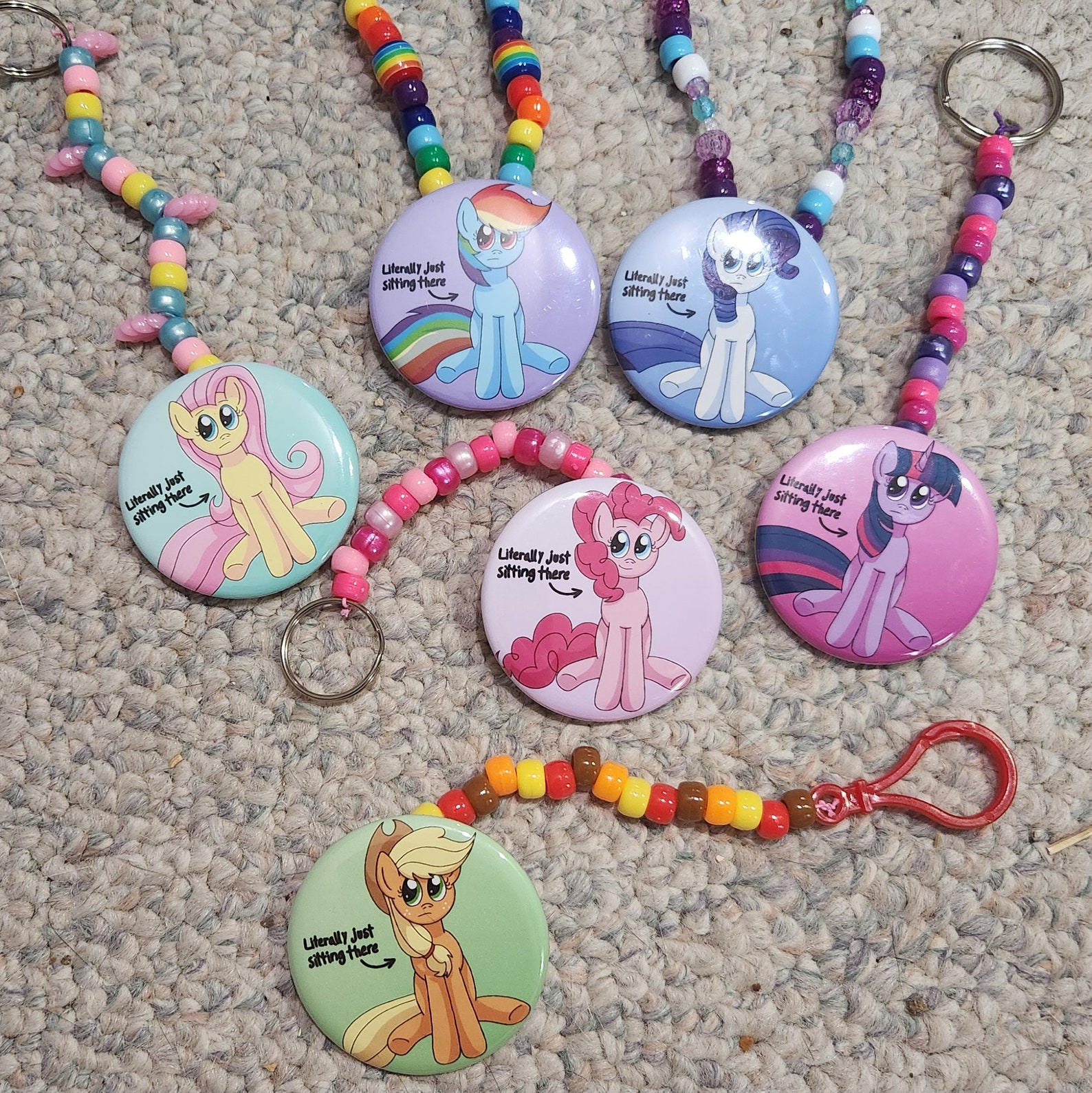 My Little Pony Kandi Necklace/keychain Bottle Openers - Etsy