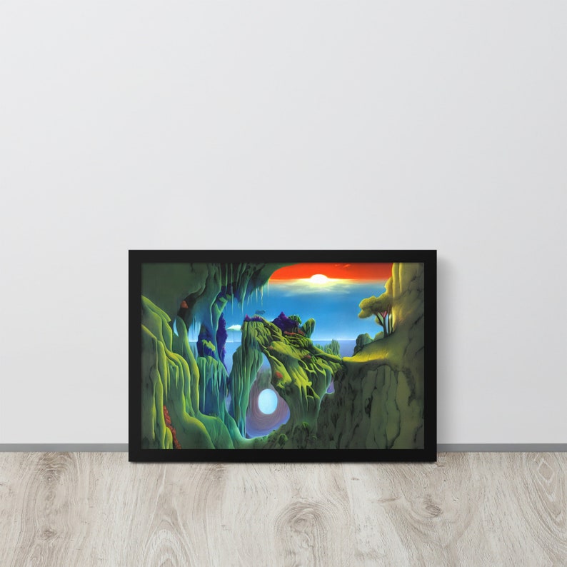 Surreal Fantasy Landscape Wall Art Framed Digital Print - Etsy