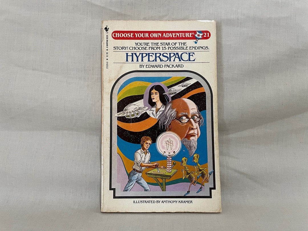Choose Your Own Adventure Book 21 // Hyperspace by Edward Packard // 1983 Vintage Paperback - Etsy