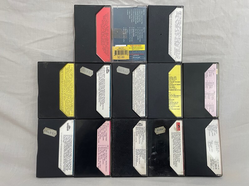 Vintage Cassette Tapes // Various Artists // Disco, Rock, Reggae ...