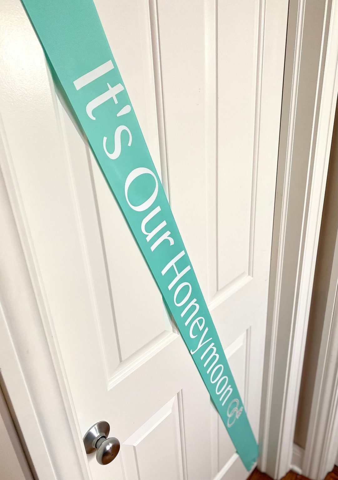 Custom it's Our Honeymoon Door Sash Banner W/ - Etsy