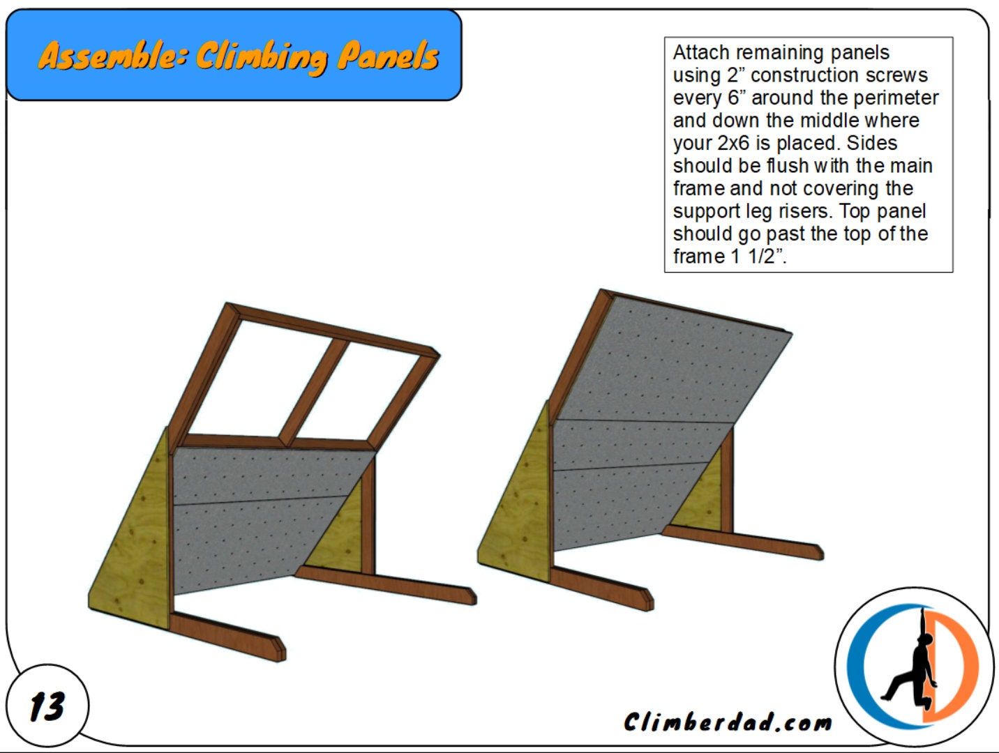 Home Climbing Wall Build Plans for the Kilter Board Home Wall or Mini ...