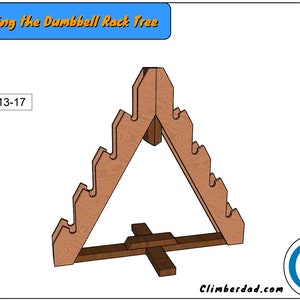 Dumbbell Rack Dumbbell Tree Build Plans, 2 for 1 - Etsy