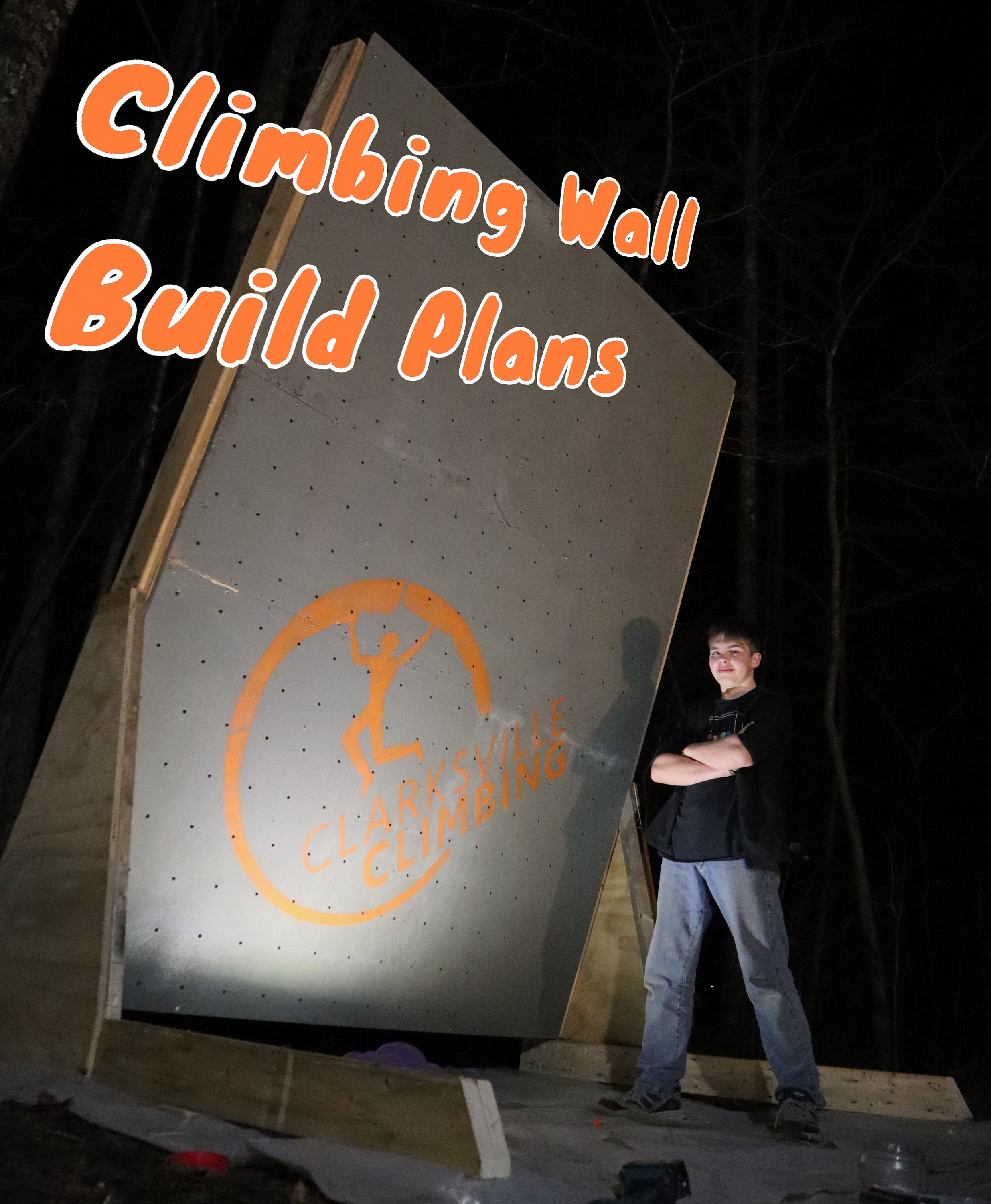 Easy 1 Day Build Climbing Wall System Board, Easy Fixed Angle - Etsy