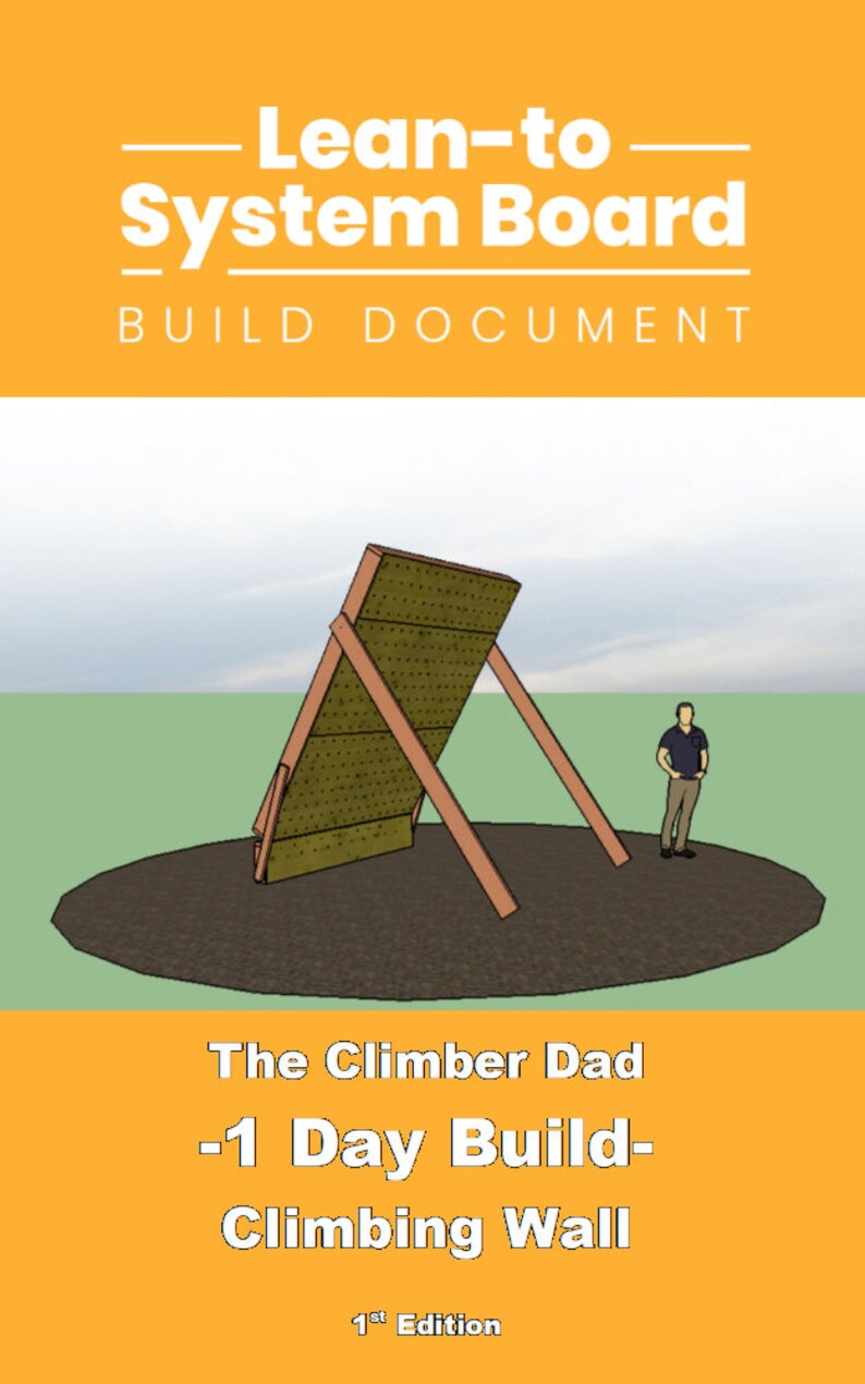 1 Day Build Climbing Wall Self Supporting - Etsy