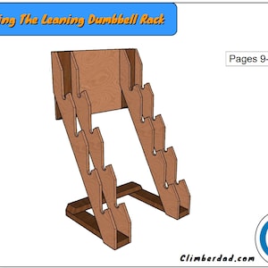 Dumbbell Rack Dumbbell Tree Build Plans, 2 for 1 - Etsy