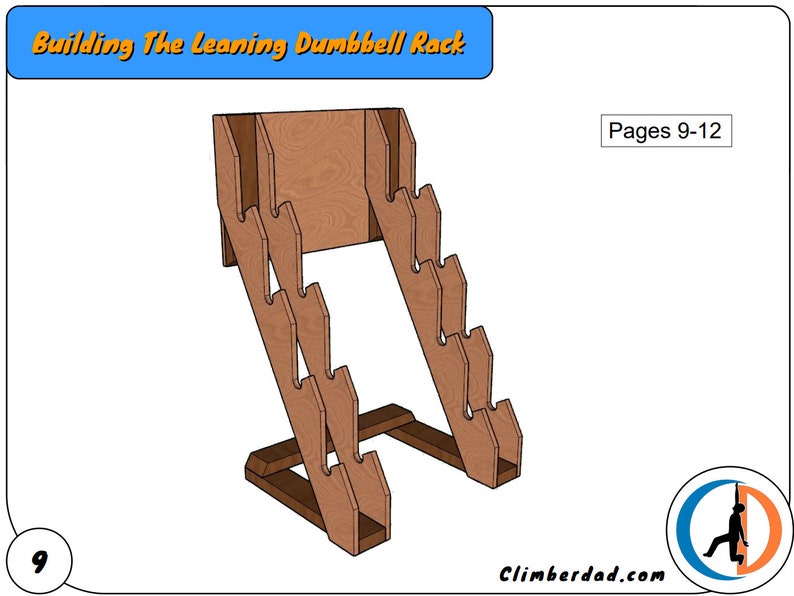 Dumbbell Rack Dumbbell Tree Build Plans, 2 for 1 - Etsy
