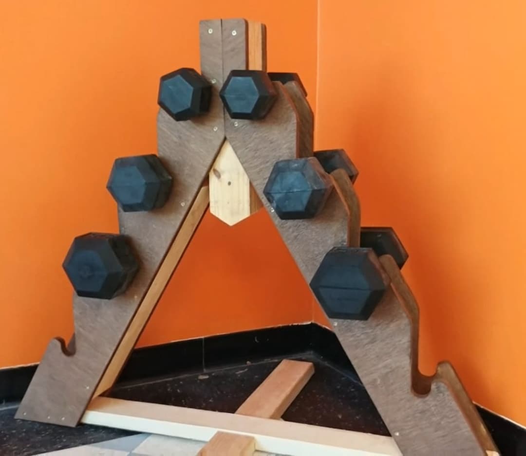 Dumbbell Rack Dumbbell Tree Build Plans, 2 for 1 - Etsy