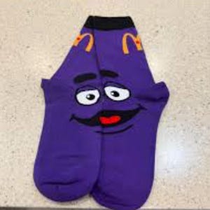 Mcdonald’s Canada 2025 Mchappy Day Grimace Socks 1 Pair Brand NEW - Etsy