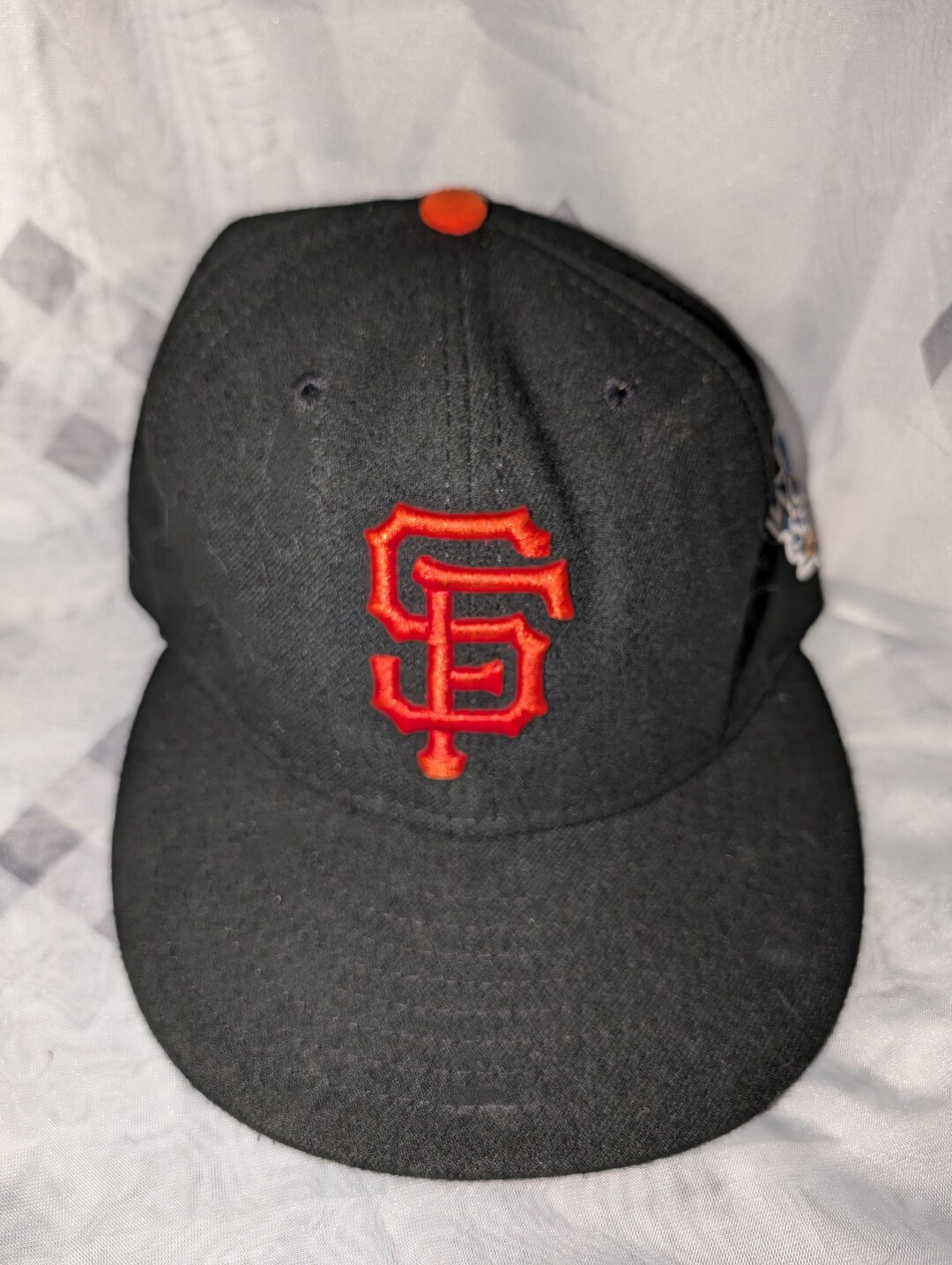 Men's New Era Black San Francisco Giants 2002 World Series Wool 59FIFTY ...