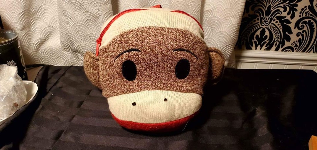 Maxx the Sock Monkey Backpack - Etsy