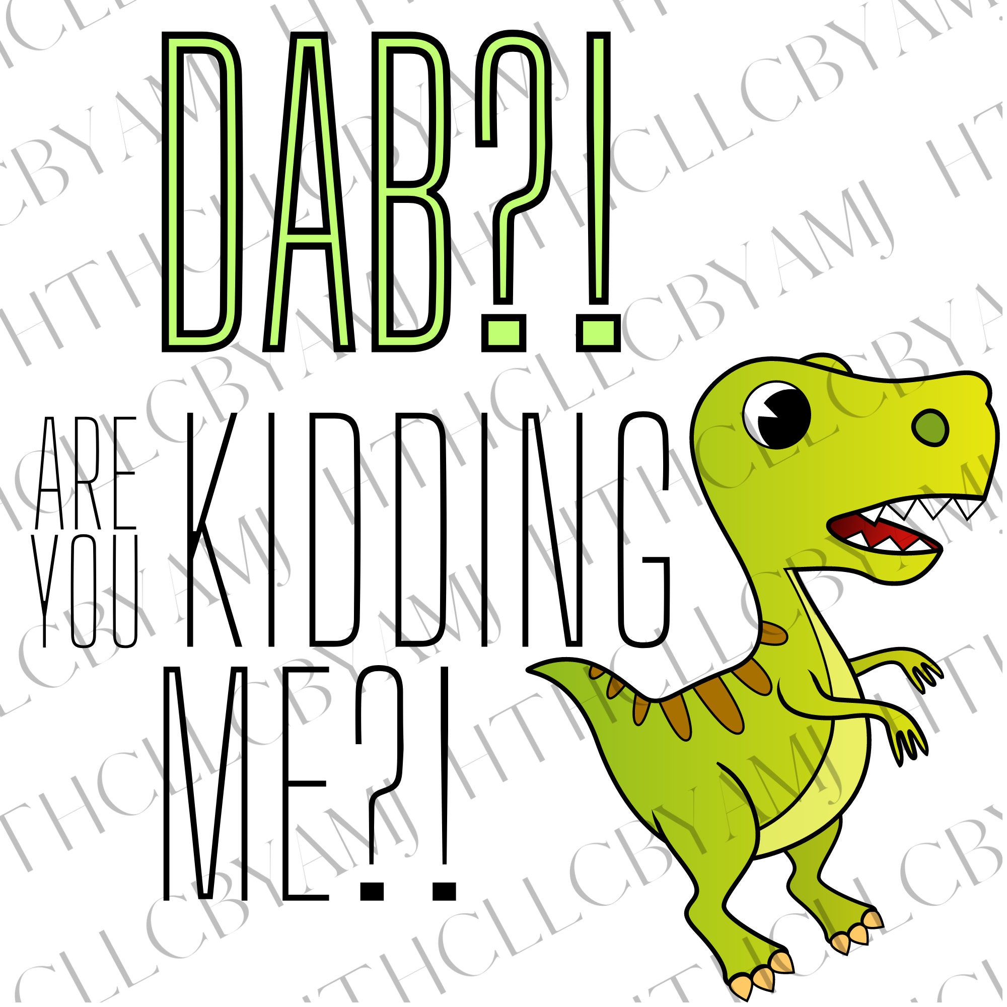 DAB T-rex Svg T-rex Can't DAB Svg - Etsy