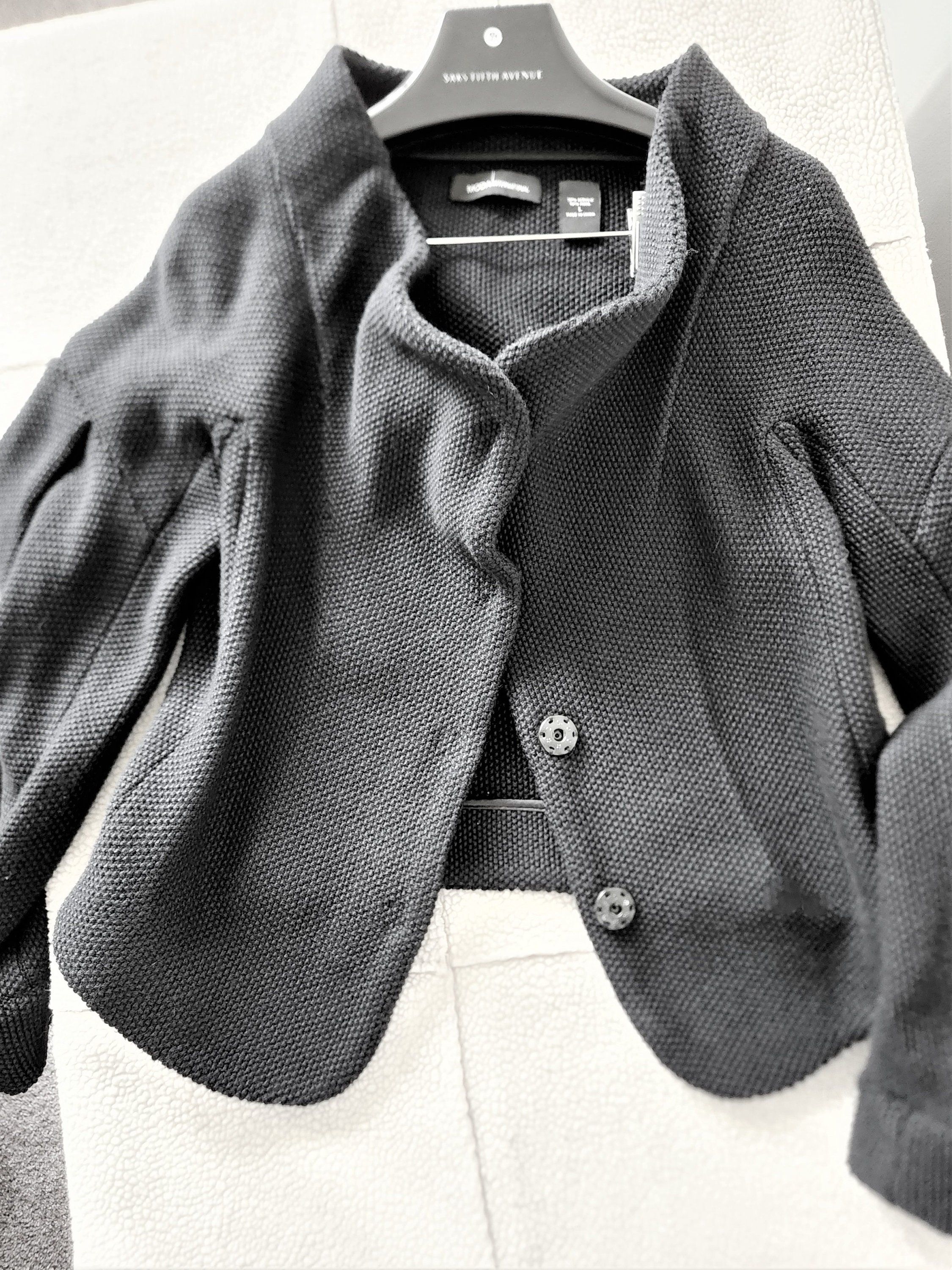 Stunning, Fun to Wear Unusual Heavy Wool Jacket in Black by T MODA ...