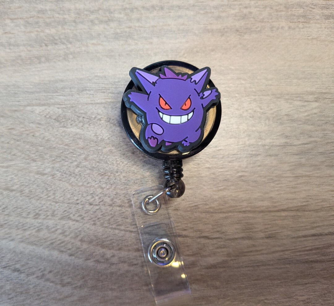 Gengar B Badge Reel - Etsy