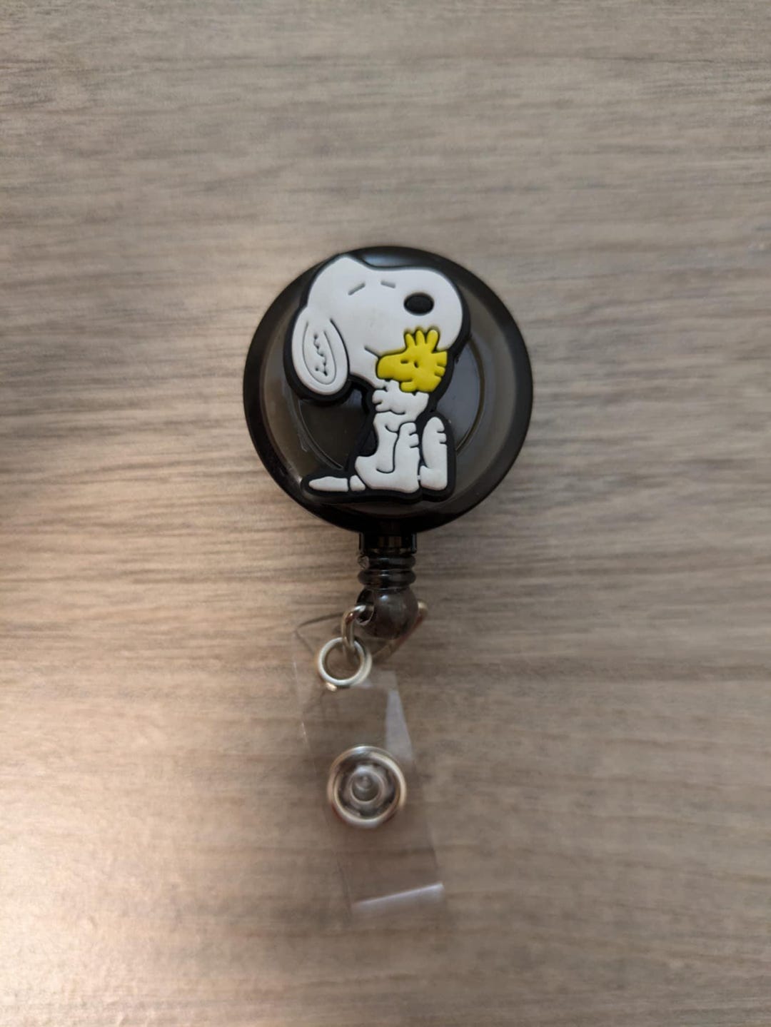 Snoopy & Woodstock Badge Reel - Etsy