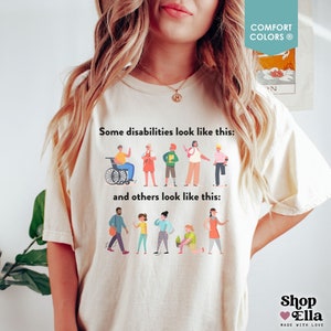 Disability Inclusion Shirt Hidden Disability Awareness T-shirt ...