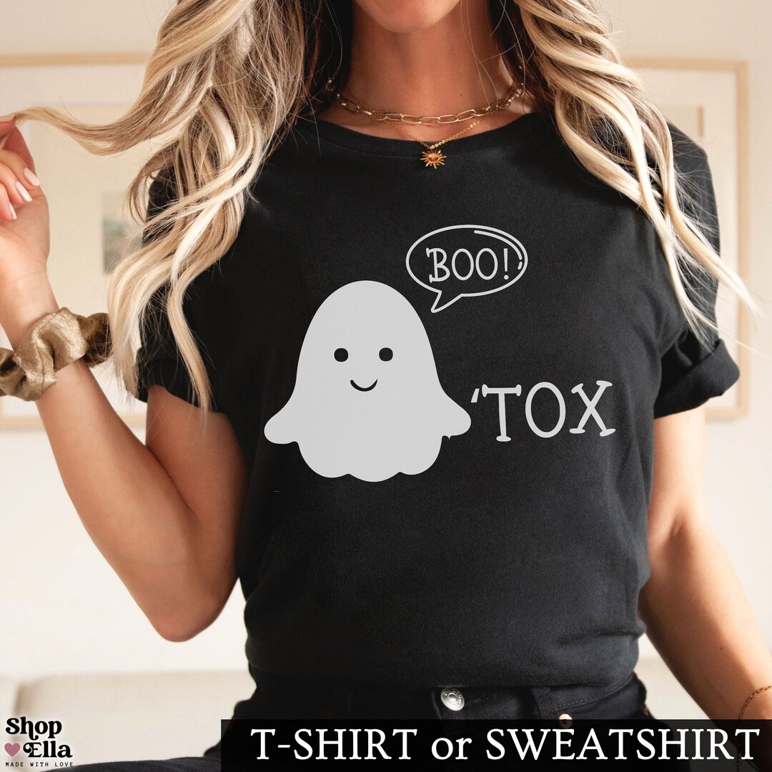 Halloween Botox Nurse Injector Shirt Funny Esthetician T-shirt Spooky ...