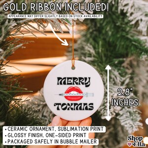 Christmas Botox and Filler Ornament for Nurse Injector Xmas Gift ...