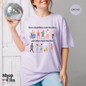 Disability Inclusion Shirt Hidden Disability Awareness T-shirt ...
