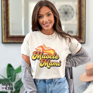 Muscle Mami Shirt Retro Muscle Mommy Gym Pump Cover T Shirt Fitness ...