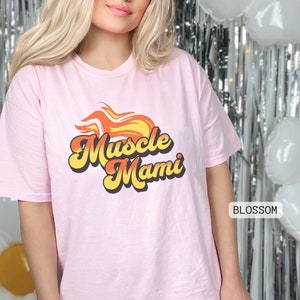 Muscle Mami Shirt Retro Muscle Mommy Gym Pump Cover T Shirt Fitness ...
