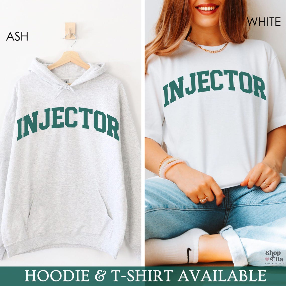 Aesthetic Nurse Injector Sweatshirt Botox Filler Crewneck Sweater Nurse ...