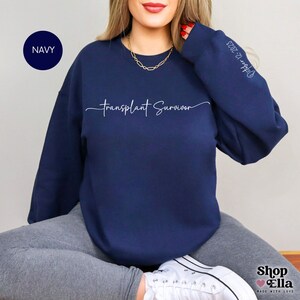 Organ Transplant Survivor Sweatshirt & Hoodie Personalized Year Date ...