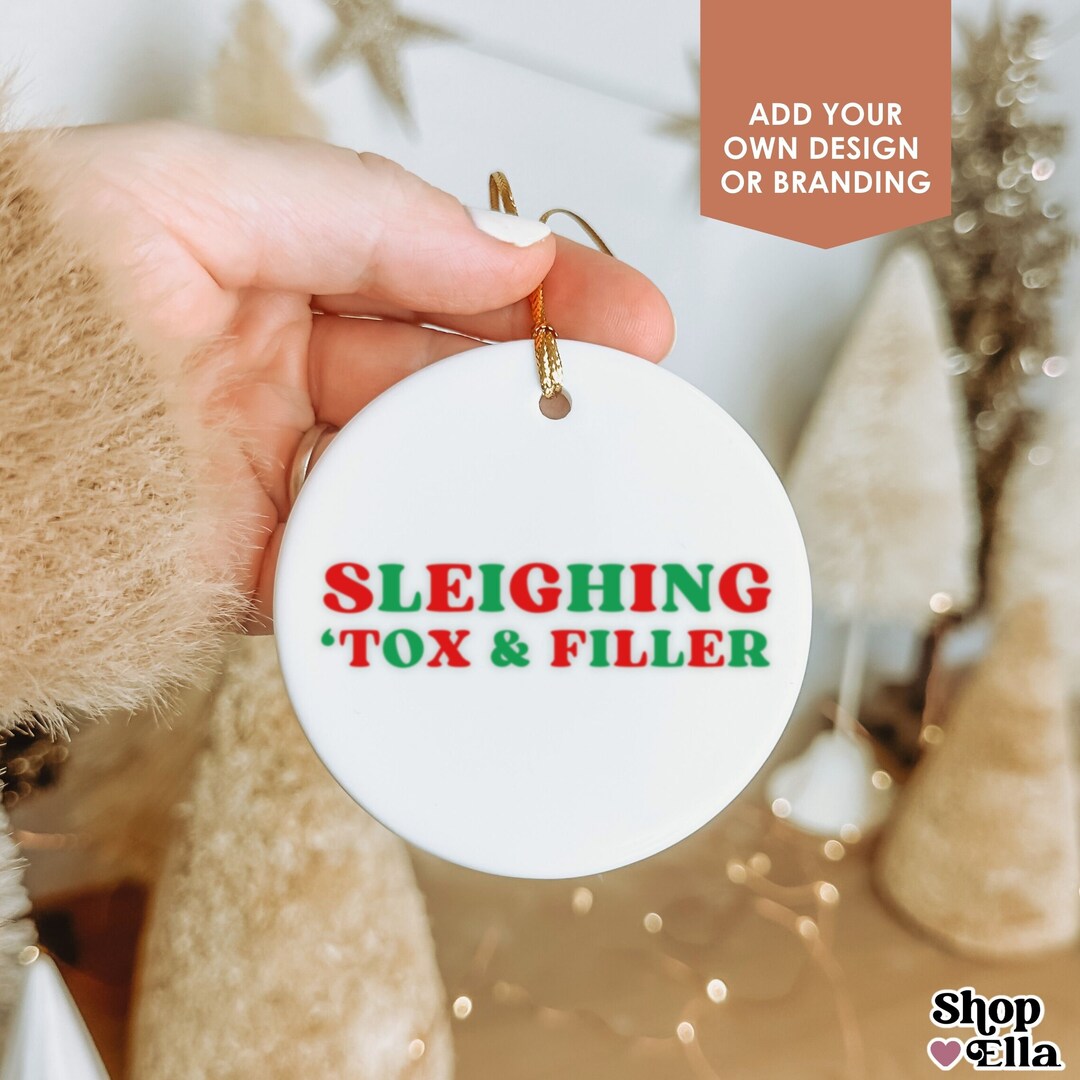 Christmas Botox and Filler Ornament for Nurse Injector Xmas Gift ...